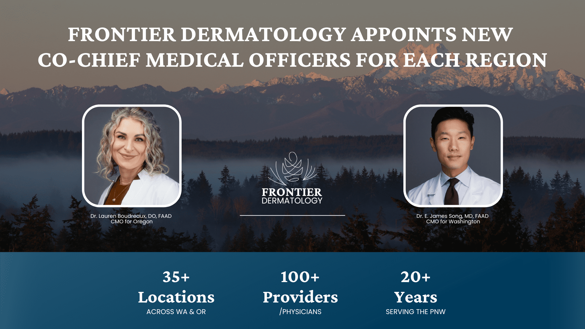 Frontier Dermatology Announces Co-Chief Medical Officer Appointments to ...